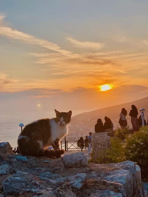 From Ksamil & Sarande: Blue eye & Lekursi Castle SUNSET