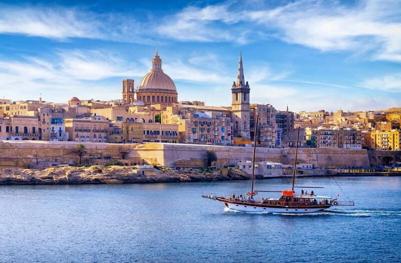 From Sliema: Round Malta Cruise with Lunch and Transfers
