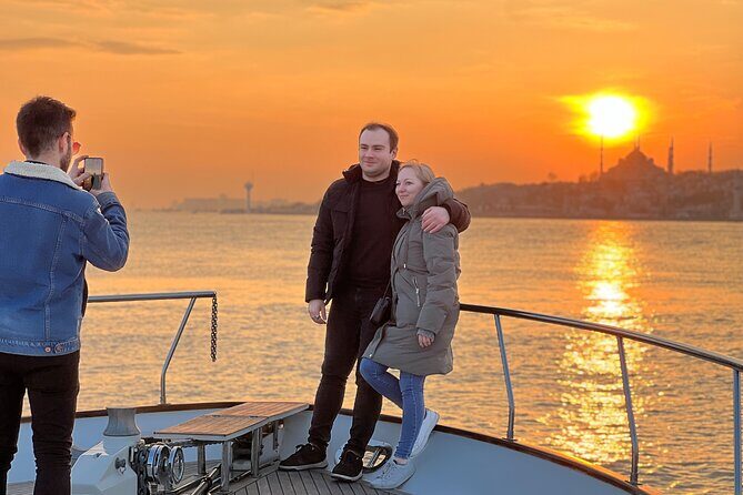 Istanbul Sunset Yacht Cruise on the Bosphorus with Transfers