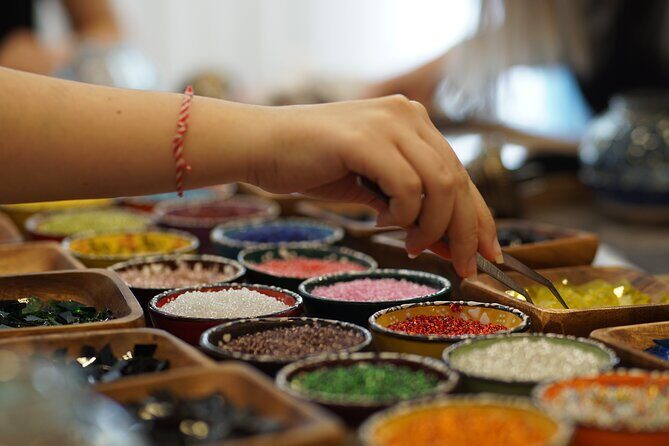 Istanbul: Turkish Mosaic Lamp Workshop with Turkish Delight