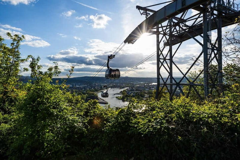 Koblenz: Cable car tickets with optional admission to Ehrenbreitstein Fortress