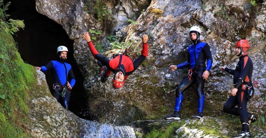 Lake Bled: Canyoning and Rafting Tour with Photos and Videos