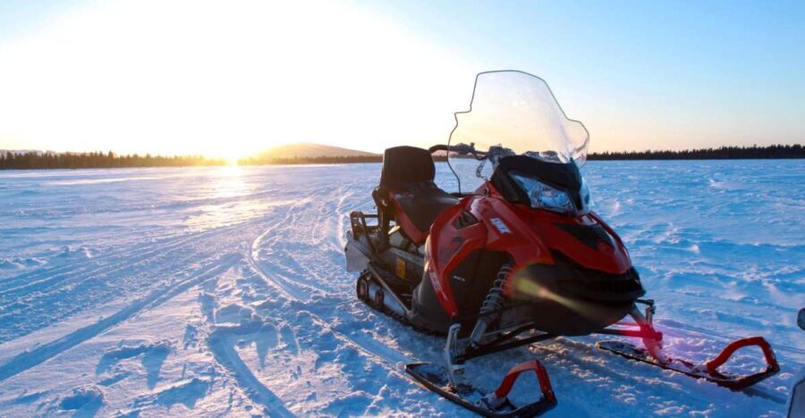 Levi: 3 Hour Snowmobile Safari Around Levi with Coffee Break