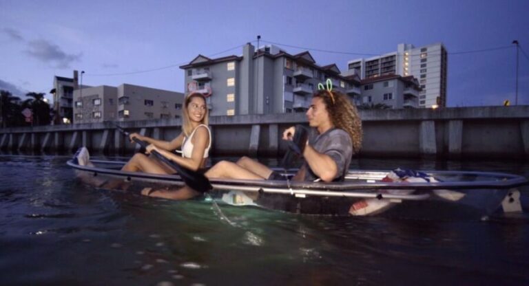 Lighted Clear Kayaks at Night w/ Champagne in Miami Beach - Who Should Consider This Tour?