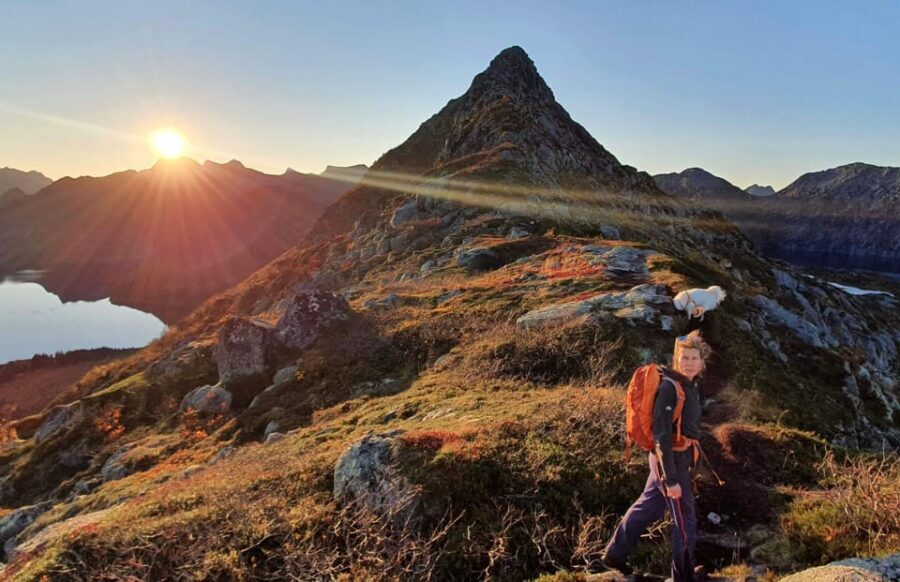 Lofoten Islands: Guided Hiking Into the Wilderness - Uphill