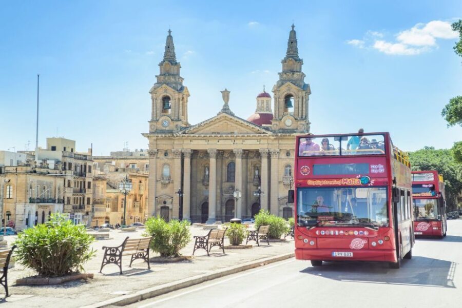 Malta: City Sightseeing HOHO Bus Tour & Optional Boat Tour