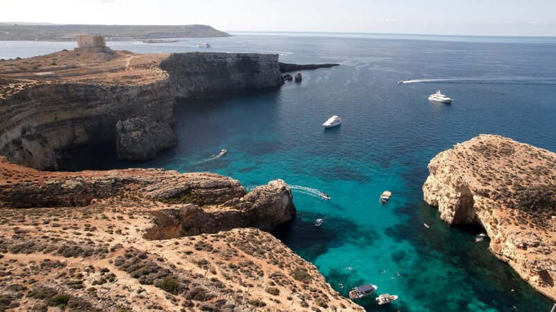 Malta: Comino, Blue & Crystal Lagoon, Gozo & Seacaves