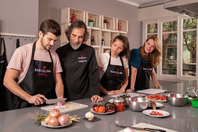 Premium Tapas and Paella Cooking Class in Barcelona - The Location and Timing