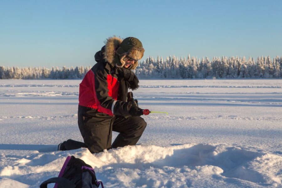 Ruka: Ice fishing trip