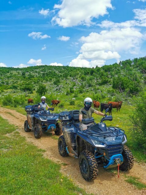 Split: Dalmatian Hinterland Quad Tour, Swimming & BBQ Lunch