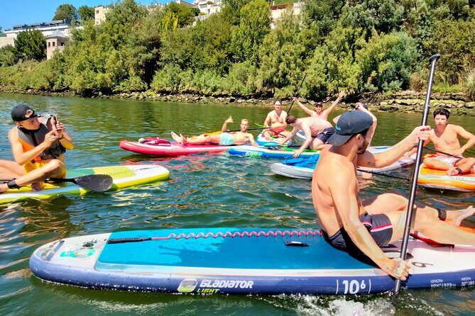 Stand Up Paddle discovering desert beaches of Douro River - Pick Up included