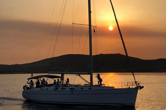 Sunset cruise to Rhenia& Little Venice with transfer