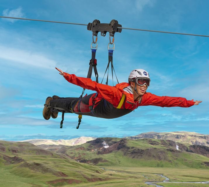 The Falcon : Superman ride with Mega Zipline Iceland