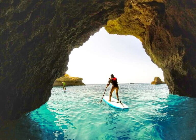 Albufeira: Caves and Beaches SUP Paddleboarding Tour - The Experience in Detail
