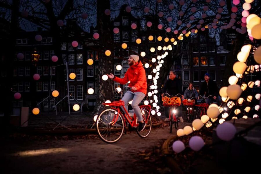 Amsterdam: Light Festival Bike Tour with Guide - Why This Tour Offers Great Value