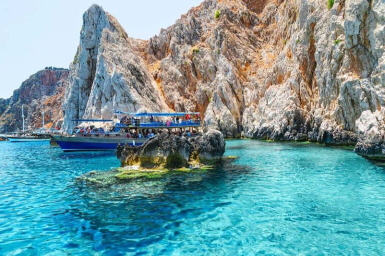 Antalya: Lara Pirate Boat Day Trip w/ Lunch & Soft Drink - Exploring the Coast: Falez Cliffs and Düden Waterfalls