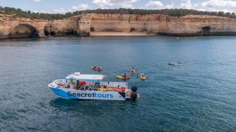 Benagil Kayak Tour  Small Group With 2 Guides - Setting Off: From Albufeira to the Coast