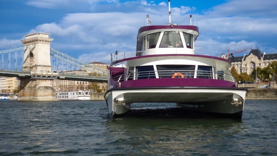 Budapest: Catamaran Pizza Cruise
