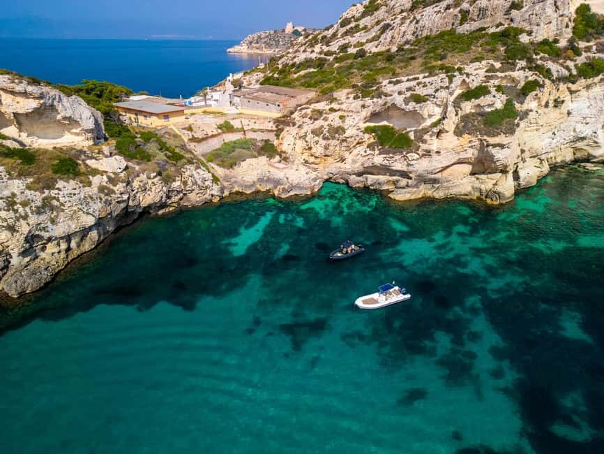 Cagliari: Boat Tour with 5 Snorkeling Stops & Free Drinks