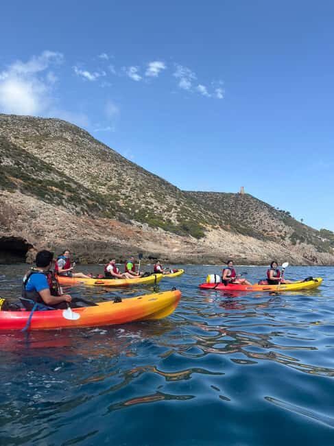Dénia: Cova Tallada kayak excursion