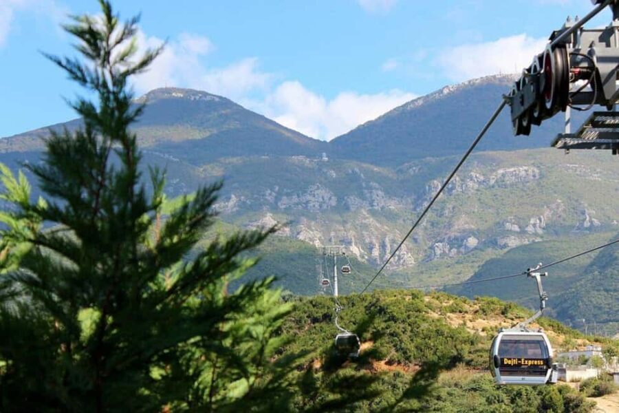 Durrës/Golem: Tirana, Dajti Mountain Cable Car & Waterfall