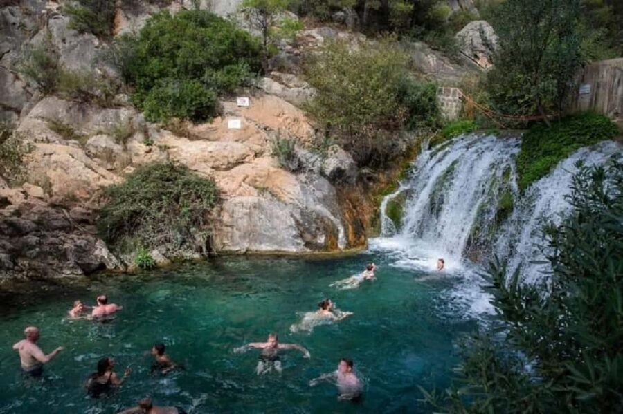 From Alicante: Algar Waterfalls Tour with transfer
