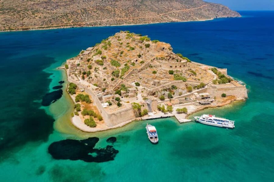 From Crete: Spinalonga Guided tour & Lunch in Local Tavern