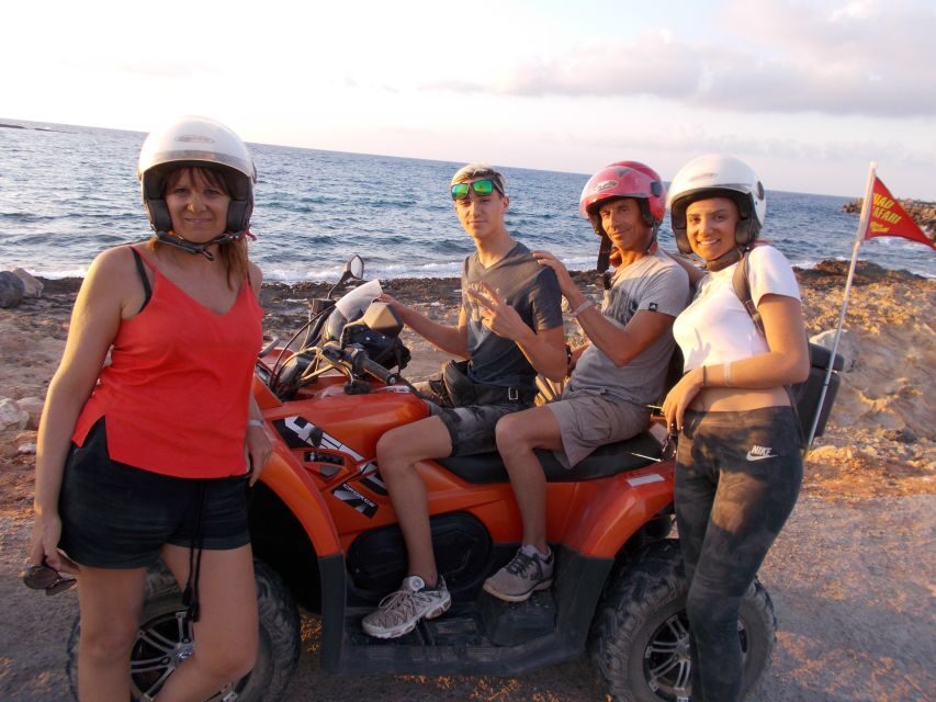 From Hersonissos/Malia: Guided Sunset Quad Safari