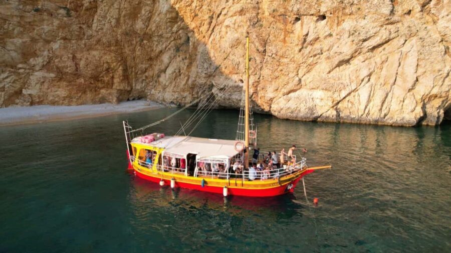 From Krk: Golden Beach Boat Trip