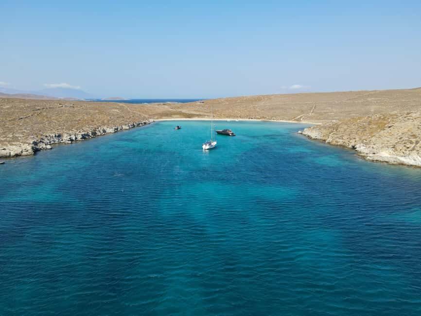 From Mykonos: Cruise to Delos and Rhenia with Lunch