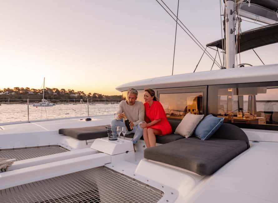 Heraklion Luxury Sailing Catamaran Dia Island | Gourmet Menu