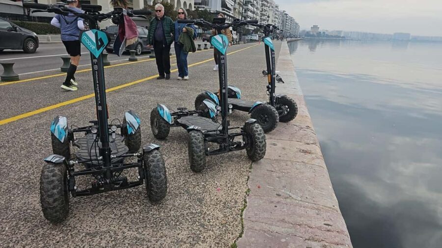Hidden Thessaloniki by Night with a Small Electric ATV