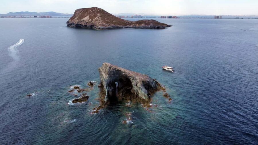 La Manga: Boat trip across two seas to Isla Grosa and Islote Farallón