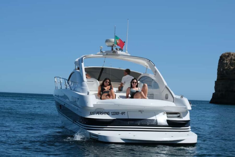 Lagos: Private Yacht Cruise along Algarve Coastline