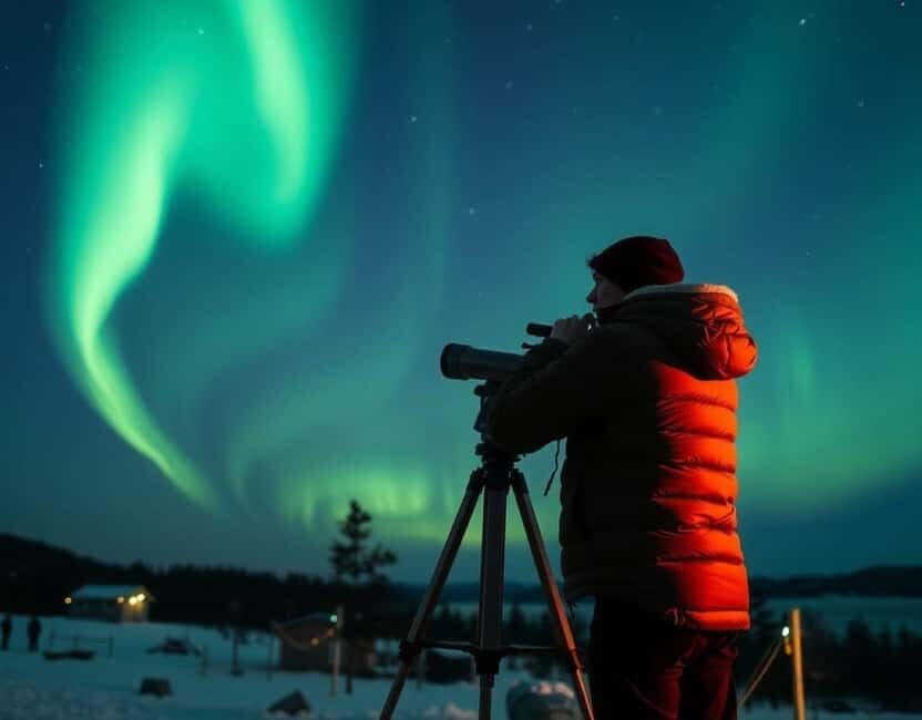 Levi: Northern Lights Magic and Stargazing by Telescope