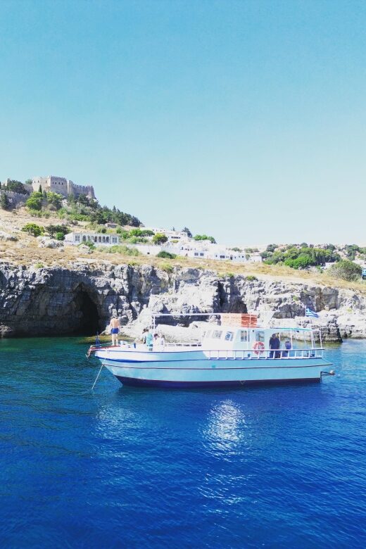 Lindos,Pefkos: All inclusive Swim & Snorkel Boat Cruise