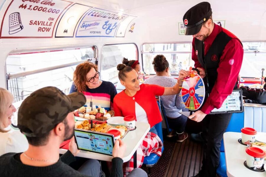 London: MONOPOLY Afternoon Tea Tour Bus - The Food: Afternoon Tea with a Monopoly Twist