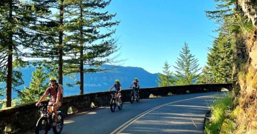 Portland: Multnomah Falls E-Bike Tour in the Columbia Gorge - The Waterfalls and Stops