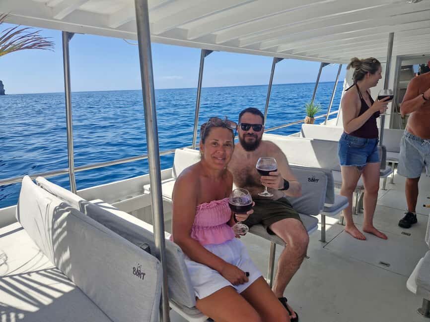 Puerto Rico, Gran Canaria: boat trip, drinks, food, paddle surfing, snorkeling.