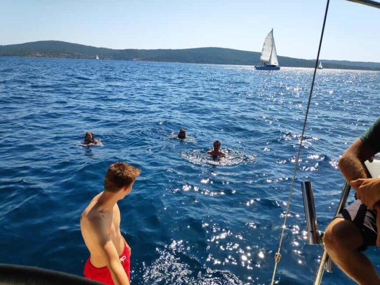 Split: Half Day Sailing Tour with Swim Stop, Snacks and Wine - Culinary delights and local flavors
