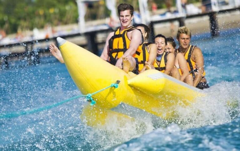 St. Georges Bay: Inflatable Banana Boat Ride - The Real Value of the Banana Boat Ride