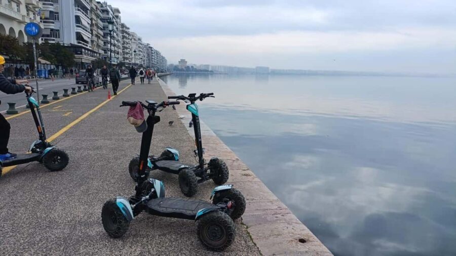 Thessaloniki: Guided Electric ATV Night Tour