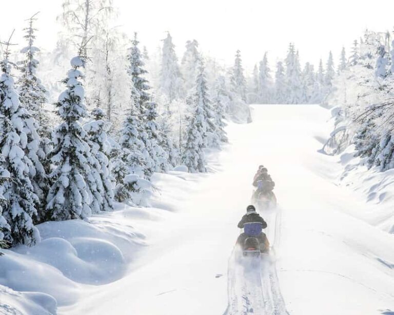 Vuokatti: Snowmobile Safari with Lunch at Haapala BnB - The Itinerary: From Hills to Forests to Lakes