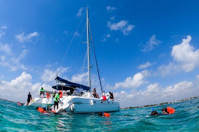 Cancun Sailing Catamaran Islas Mujeres With Luxury Beach Club - Frequently Asked Questions