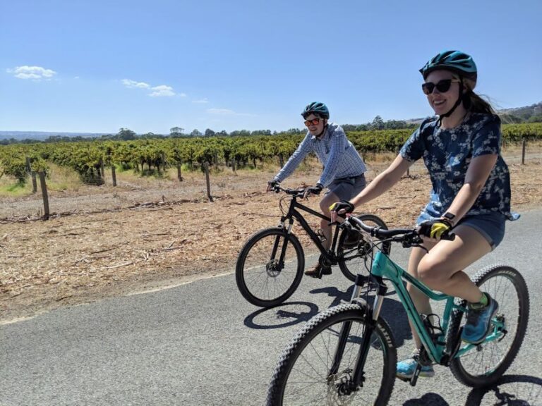 Mclaren Vale Hills Vines and Wines Bike Tour from Adelaide - An Introduction to the McLaren Vale Hills Vines and Wines Bike Tour