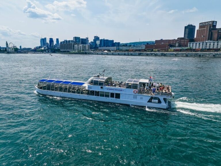 Montreal: Bateau-Mouche Cruise with A La Carte Dinner Option - The Scenic Voyage and Views