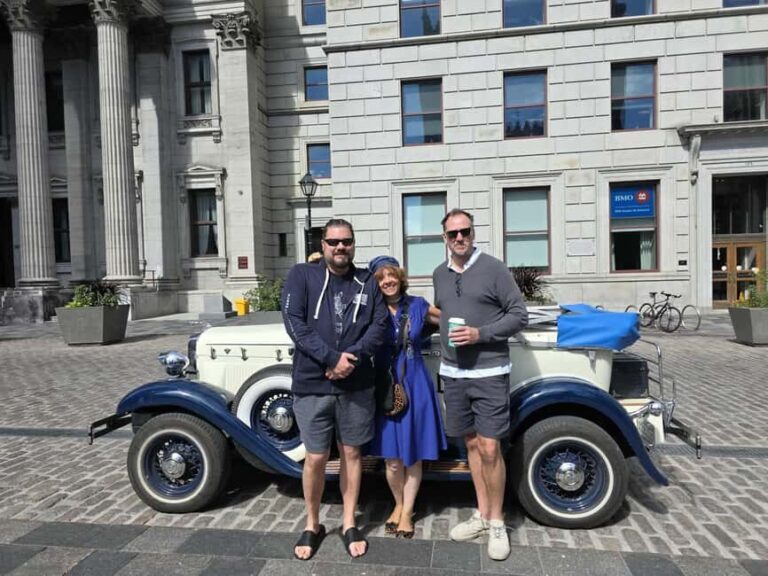 Montreal: Unforgettable Guided Tour in a Vintage 1930s Convertible Car - Pricing & Value