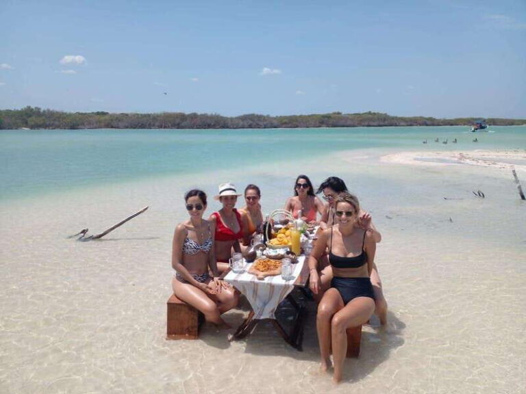 PICNIC ON A SANDBANK + KAYAK ADVENTURE FROM SISAL PUERTO - Kayaking and Exploring the Mangroves